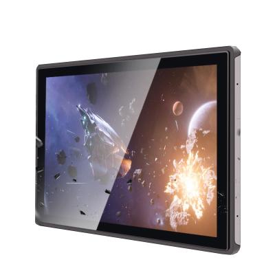 China Embed Rugged Capacitive Fanless Front USB Card Reader 15.6 inch Computer Smart Industrial TouchScreen Display for sale