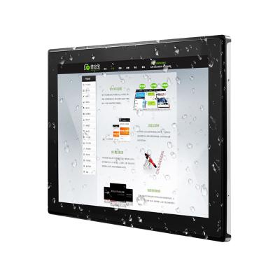 China ZXTLCD 24 inch IP65 Waterproof All-in-One Industrial Control Touchscreen Display Embedded Capacitive in Stock for sale