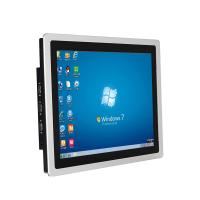China 21.5 Inch LCD Monitor Ip65 Panel Mount Embedded Aluminum Capacitive Touch Fully Enclosed Industrial Control Screen for sale