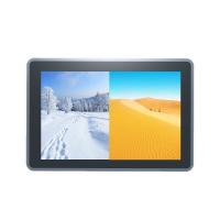 China Square Mounted Industrial Computer Panel PC 12.1 Inch LCD Capacitive TouchScreen LCD Display Supports Android Google Play System HMI Vehicle for sale