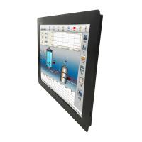 China 21.5 inch IP65 Waterproof Industrial Embedded Display Capacitive Touch Screen Resistance Mini PC Fanless HD LCD Screen for sale
