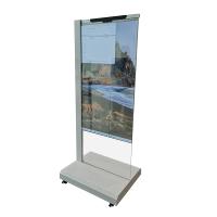 China 55 inch AI Digital OLED Transparent Display Kiosk for sale