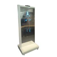 China White 1080X1920 Resolution 55 inch Floor Standing Transparent OLED 3D digital human chatbot for sale