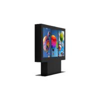 China 49 inch triple screen ordering high brightness outdoor vertical advertising machine for sale