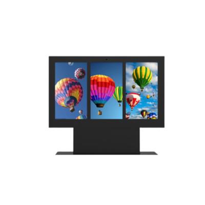 China 49 inch triple screen ordering high brightness outdoor vertical advertising machine for sale