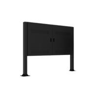 China 98 inch ultra large screen high-definition high brightness LCD electronic newspaper reading column outdoor lcd display for sale