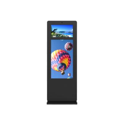 China 32 inch+55 inch vertical outdoor dual screen advertising machine for various weather conditions for sale