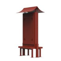 China waterproof 65 inch 4k totem wheels maroon awning-style smart outdoor lcd monitor for sale