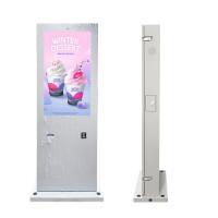 China 43-inch Touchscreen Vertical Outdoor Lcd Advertising Player with Built-in Card Reader and Printer for sale
