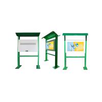 China 49-inch Custom Horizontal Screen Green Double-Column Digital Signage Awning Smart Rainproof outdoor lcd advertising display for sale