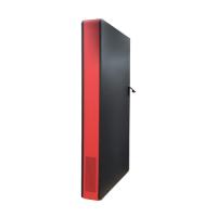 China 55-inch custom-made vertical advertising screen in black and red for shopping malls for sale