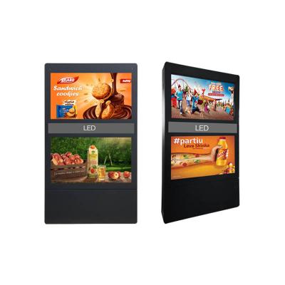 China 55-inch Smart Garage Management and Advertising Horizontal Display Outdoor Advertising All-in-One Machine for sale