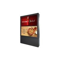 China 55-inch high-brightness electronic vertical dual-screen outdoor advertising machine for sale