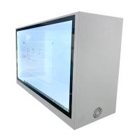 China high quality multi touch 43 inch transparent advertising display price for sale