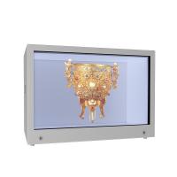 China 49 Inch Transparent Touch Screen Advertising Monitor Showcase LCD Display Box transparent lcd technology price for sale