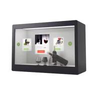 China 55-inch Interactive Transparent LCD Showcase For Jewelry Watches Cosmetics And Premium Retail. for sale