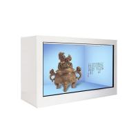 China 65 Inch Hot Sell transparent screen display manufacturer Holographic Touch Screen Interactive Transparent Lcd Display Holobox for Showcase for sale