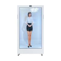 China 75 inch transparent lcd screen manufacturer Indoor 3D Video Holographic Touch Screen Box for sale