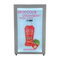 China 86 inch See Through Lcd Screen Product Showcase Lcd Display Box Android Touch Screen Advertising Player for sale