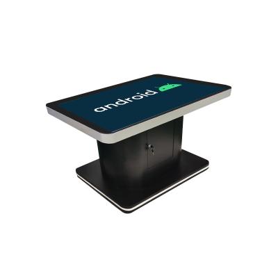 China 43 inch Board Game Touch Screen Table Advertising Player Top Restaurants Advertising Display Table for sale