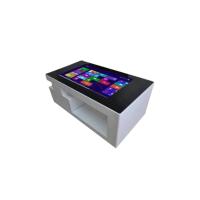 China Custom Size 43 Inch Lcd Screen Table Advertising Player Multi Interactive 4K Waterproof Android Touch Screen Smart Coffee Table for sale