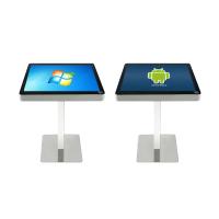 China 21.5-inch interactive square desktop capacitive touch screen coffee table for sale