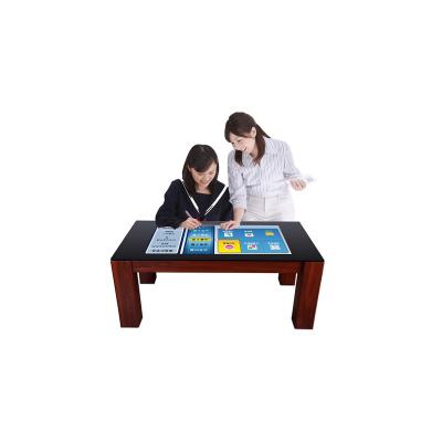 China 43 Inch Object Recognition Restaurants Smart Digital Interactive Multi Touch Table Price Shop Dining Table for Education for sale