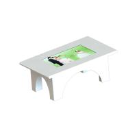 China 43 Inch U-shaped Multi-functional Smart Desk Touch Screen All-in-one Machine Interactive Entertainment LCD Touch Coffee Table for sale