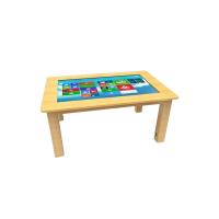 China 43 Inch Toughened Glass Kindergarten Multi Touch Screen Kids Games Digital Touch Screen Table for sale