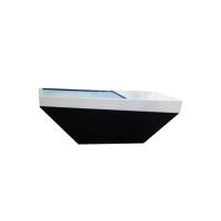 China 55-Inch Hollow-Out Design Smart Negotiation Table Smart Coffee Table Style Table Top Touch Screen for sale