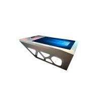 China 55-Inch Hollow-Out Design Smart Negotiation Table Smart Coffee Table Style Table Top Touch Screen for sale