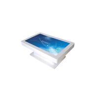 China 55-Inch T-Shaped Smart Multi Touch Screen Table All-in-One LCD Interactive Entertainment Business Presentation Touch Table for sale