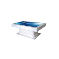 China 55-Inch T-Shaped Smart Multi Touch Screen Table All-in-One LCD Interactive Entertainment Business Presentation Touch Table for sale