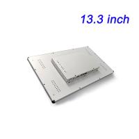 China 13.3 Inch Capacitive Linux Touch Screen Monitor Indoor Multi Touch Industrial Monitor Direct Factory for sale