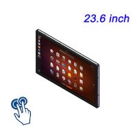 China 23.6-inch Smart Promotion Advertising Machine Exhibition Hall Linux Industrial Touchscreen Monitor for sale