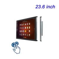 China 23.6-inch Smart Promotion Advertising Machine Exhibition Hall Linux Industrial Touchscreen Monitor for sale