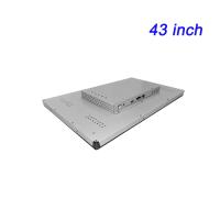China 43 inch ZXTLCD Embedded Self-Service Vending Capacitive Linux Industrial Touch Monitor for sale