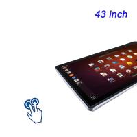 China 43 inch ZXTLCD Embedded Self-Service Vending Capacitive Linux Industrial Touch Monitor for sale