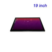 China 19 inch Fully Enclosed Front Switch USB Configuration PLC Industrial Wireless LCD Monitor for sale