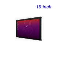 China 19 inch Fully Enclosed Front Switch USB Configuration PLC Industrial Wireless LCD Monitor for sale