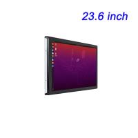 China 23.6 inch Wall mounted Industrial Control Monitors PLC configuration Linux  Display for sale