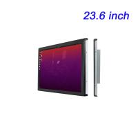 China 23.6 inch Wall mounted Industrial Control Monitors PLC configuration Linux  Display for sale