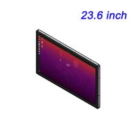 China 23.6 inch Wall mounted Industrial Control Monitors PLC configuration Linux  Display for sale