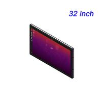 China 32 inch Embedded Fully Enclosed Workshop Industrial All-in-One Monitor for sale