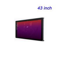 China 43 Inch Industrial Waterproof IP65 Panel Mount Screen VESA Mountable Computer All in One for sale