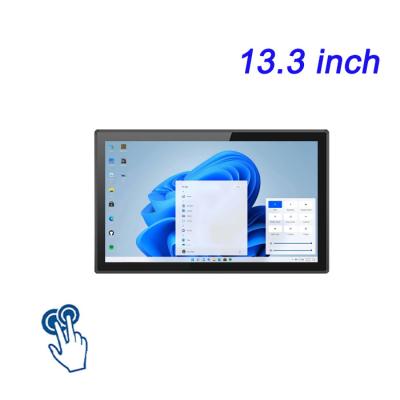 China 13.3 Inch Open Frame Waterproof High Brightness Marine  Outdoor Full Hd Industrial TouchScreen PC for sale