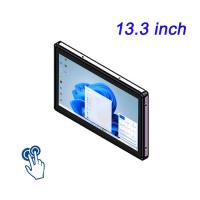 China 13.3 Inch Open Frame Waterproof High Brightness Marine  Outdoor Full Hd Industrial TouchScreen PC for sale