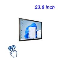 China 23.8 inch Customizable Drivers and Software Support Included Capacitive Touchscreen Industrial Panel Mount Monitor with Metal Frame for sale