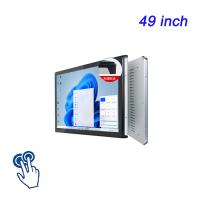 China High Brightness 49 Inch Windows Industrial Touch Panel PC for Digital Signage for sale