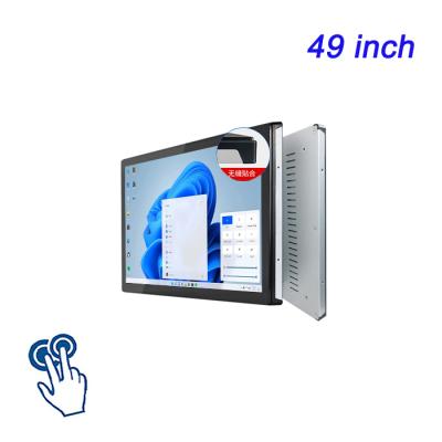 China High Brightness 49 Inch Windows Industrial Touch Panel PC for Digital Signage for sale